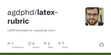 GitHub Agdphd Latex Rubric LaTeX Template For A Grading Rubric