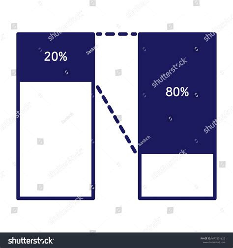 Illustration Simple Bar Chart Showing That Stock Vector Royalty Free Shutterstock