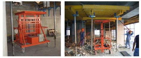 Shifting Trolley Slab Formwork System For Transporting Table Formwork