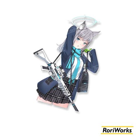 Jual Stiker Kiss Cut Shiroko Sunaookami Blue Archive Shopee Indonesia