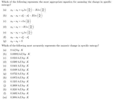 Solved Assess The Change In Specific Entropy Of Carbon Chegg