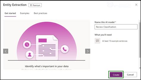 using entity extraction ai model within dynamics 365 crm power apps