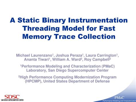 Ppt A Static Binary Instrumentation Threading Model For Fast Memory