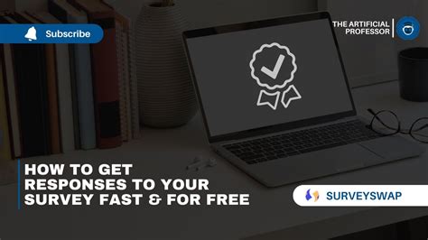 how to get responses to your survey fast and for free youtube