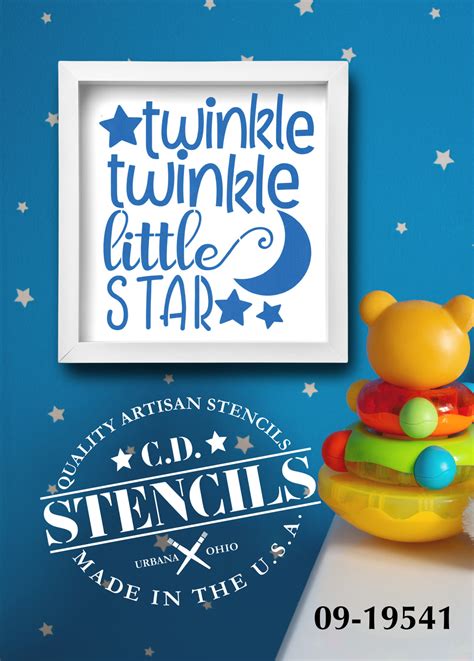 Twinkle Twinkle Little Star Stencil Cd Stencils