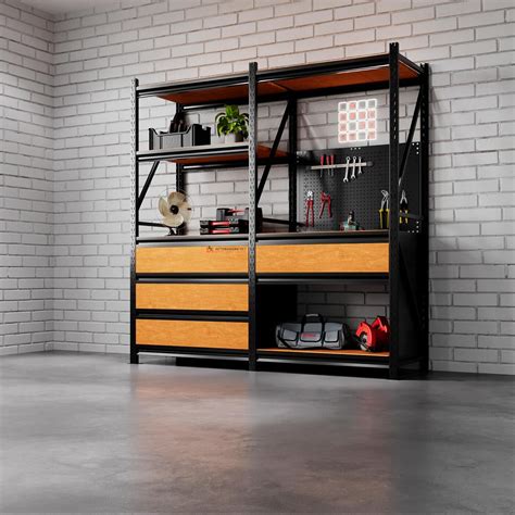 Напольные стеллажи с полками из дерева