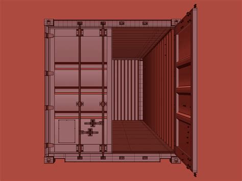 20 피트 Iso 선적 컨테이너 1 3d 모델 21 Unknown Max Obj Fbx Free3d