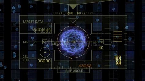 Animated Digital Dashboard Stock Video Video Of Engineering Futuristic 239073577