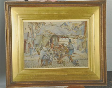 Sold Price Thomas Matthew Rooke 1842 1942 British A Troyes Knife Grinder In A Street