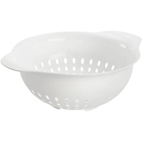 Mainstays Plastic 3 Quart White Colander