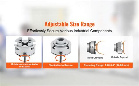 Vevor Kp96 Lathe Chuck 4 Jaw 375 Diameter Metal Lathe Chuck Turning