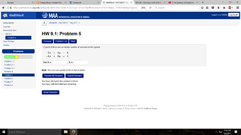 Solved If There Are An Infinite Number Of Solutions To The Chegg Com