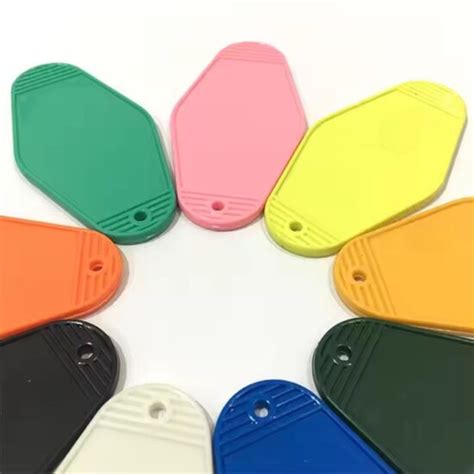 Custom Colorful Acrylic Hotel Key Tags Unique Shape Options For Hotels Custom Acrylic Signs