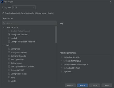 스프링부트 Webflux Reactjs 홈페이지 만들기 1 프로젝트 설정 카림압둘java 눈이편한 다크모드 블로그