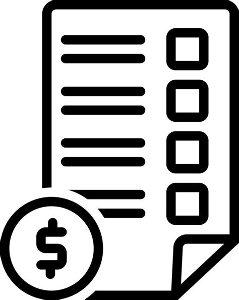 Icono De Línea Para Lista De Precios 16653338 Vector En Vecteezy