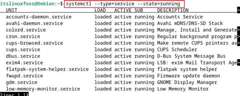 How To List Running Services On Debian Its Linux FOSS
