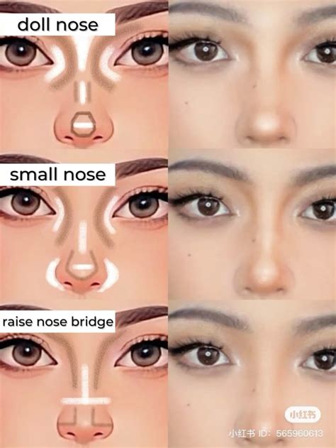 korean nose contour tutorial douyin nose contour ideas de maquillaje