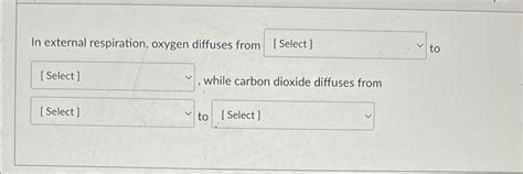 solved in external respiration oxygen diffuses from to