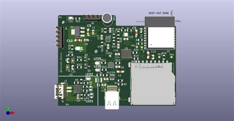 pcb iot esp32 kicad iot hardwaredesign pcbdesign risc v