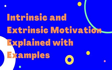 Intrinsic Vs Extrinsic