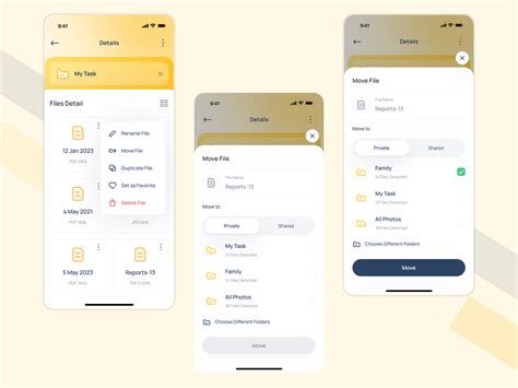 Moving A File Mobile App By I Can Infotech On Dribbble