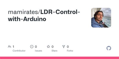 GitHub Mamirates LDR Control With Arduino