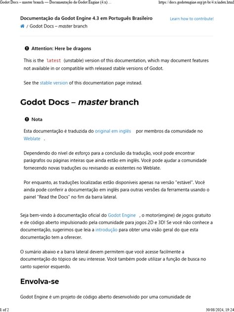 Godot Docs Master Branch Documentação Da Godot Engine 4x Em