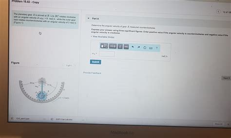 Solved Problem 16 62 Copy K 12 Of 18 The Planetary Gear A