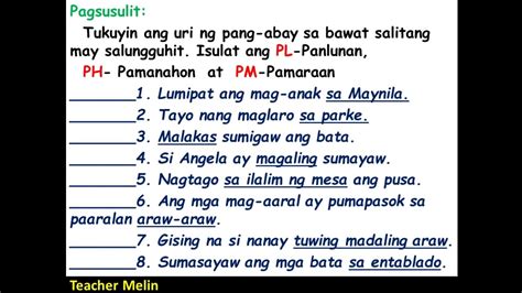 10 Halimbawa Ng Pangungusap Na Pang Abay Na Pamanahon