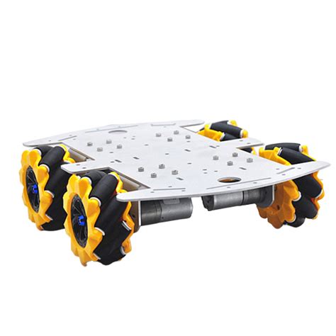 D 46 DIY 4WD Smart RC Robot Car Chassis Base With Omni Wheels Alexnld Com