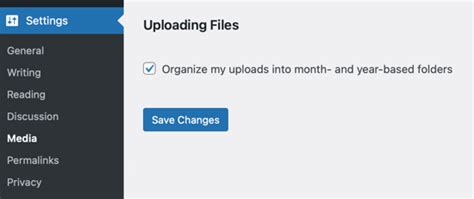 How To Change The Default Media Upload Location In WordPress