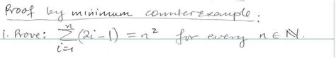 Solved Prove By Using Minimal Counterexample Show All Steps
