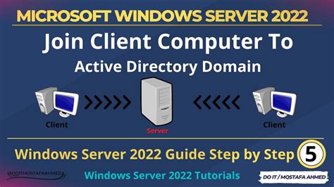 Windows Server 2022 How To Join Client Computer To Active Directory Domain 2022 Youtube