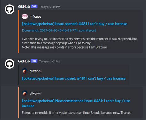 Incense Not On After Stated It Was · Issue 484 · Poketwo Poketwo · Github