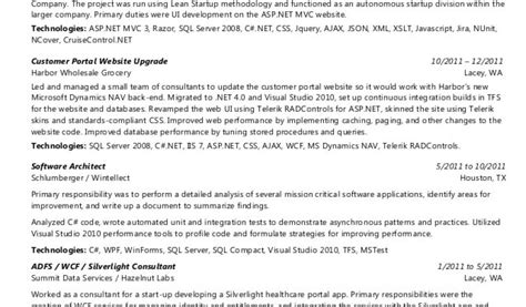 Wcf Resume Sample Mvc Resume Sample Annecarolynbird Williamson