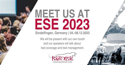 Razorcat Development Gmbh On Linkedin Testing Event Speaker