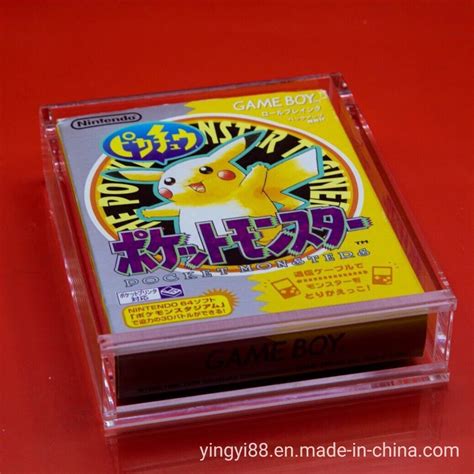 Iso Bsci Factory Customized Clear Acrylic Game Boy Cases Game Cases
