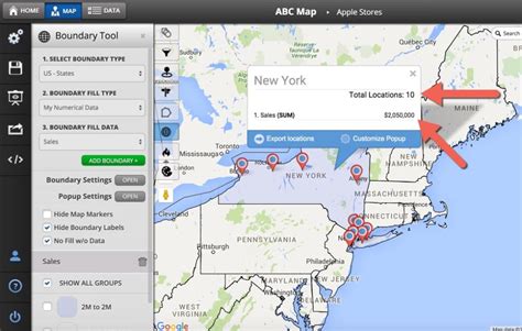 how to use the boundary tool maptive answer center