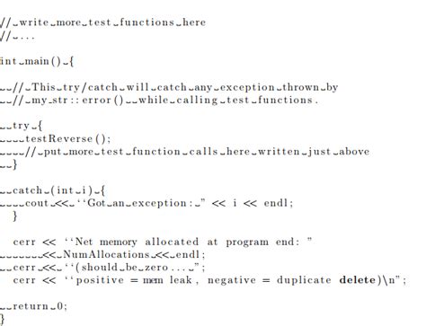 Solved Continue To Implement Class My Str Below This Class