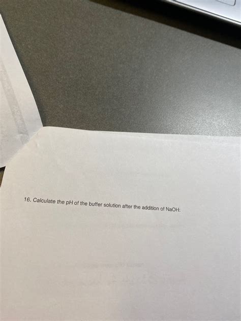Solved Part B Buffer Solutions And PH Mass Of Chegg Com