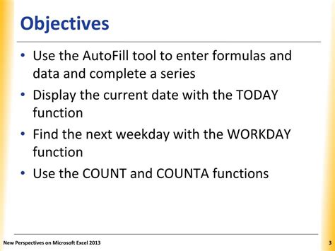 Ppt Excel Tutorial 3 Calculating Data With Formulas And Functions