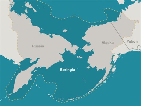Beringia Russia Map Bering Sea Maps Juqgb