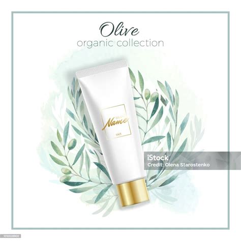 화장품 제품 카탈로그 잡지 광고 디자인 화장품 패키지를 비웃는 다 크림 젤 올리브 오일과 우유 바디 로션 보습 3차원 형태에 대한 스톡 벡터 아트 및 기타 이미지 Istock