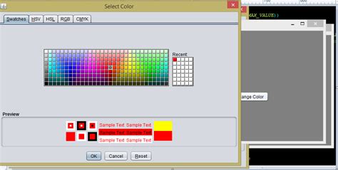 Color Selector Java Source Code I Want Source Codes