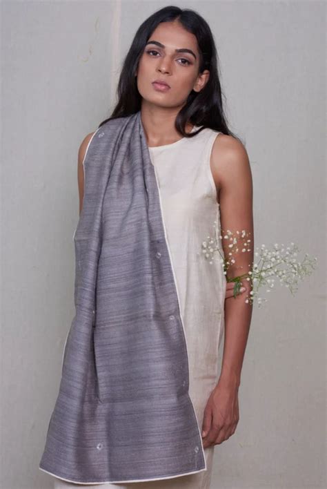 White Ash Designer Scarf Fashion Scarf Sets फैशन स्कार्फ Rakhi
