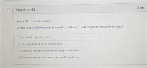 Solved Select Alf Correct Responses Which Of The Following