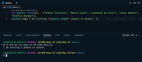 Hafiz Marjan Ahmed On Linkedin 100daysofcode Javascript Typescript