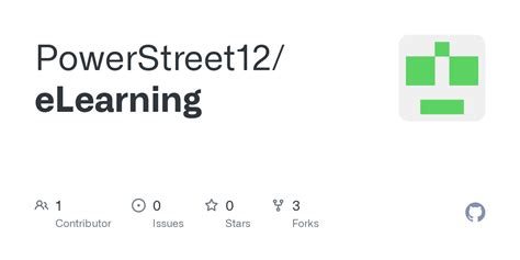 Github Powerstreet12elearning