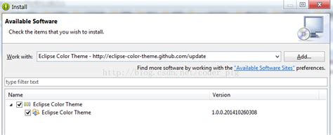 使用theme color插件美化eclipse eclipse美化插件 csdn博客