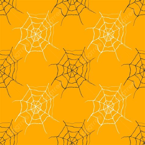 Handdrawn Seamless Spider Web Pattern In Vector Illustration Vector Illustration Typography